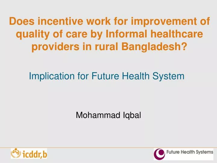 PPT - Implication for Future Health System PowerPoint Presentation ...