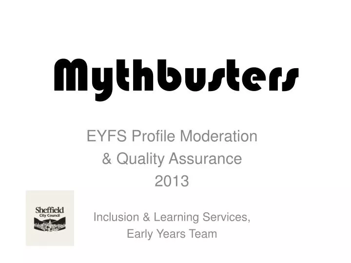 PPT - Mythbusters PowerPoint Presentation, free download - ID:6658265