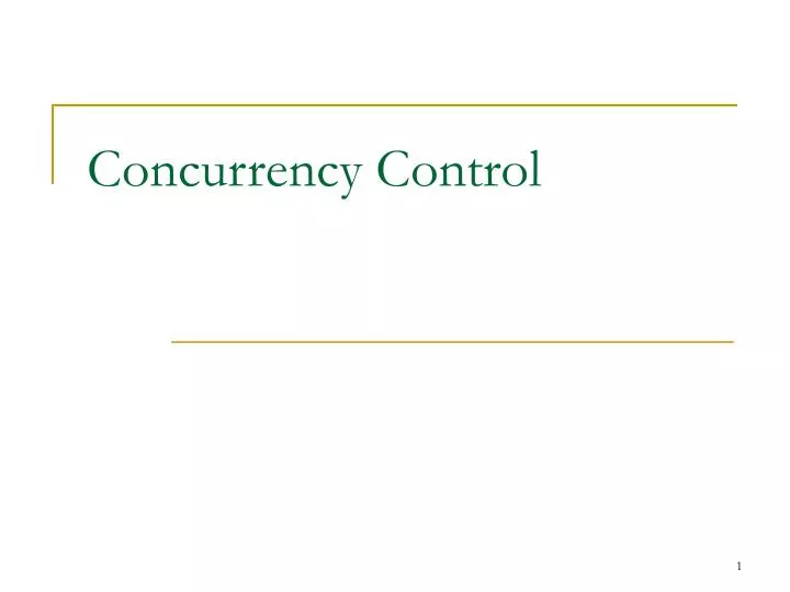 PPT - Concurrency Control PowerPoint Presentation, free download - ID ... PPT - Concurrency Control PowerPoint Presentation, free download - ID ...