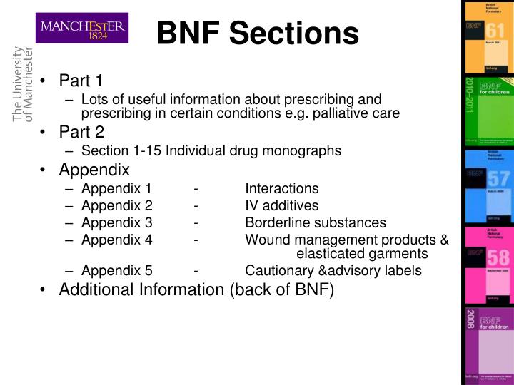 PPT - Introduction to BNF and Prescribing PowerPoint Presentation - ID ...