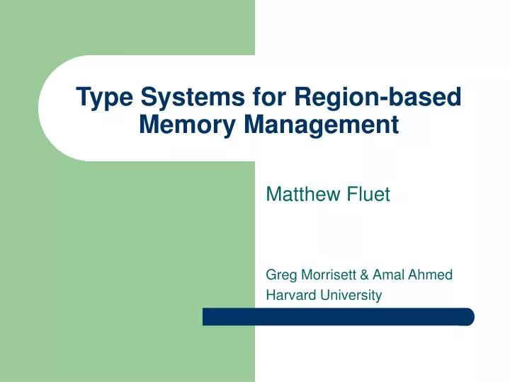 Memory Management