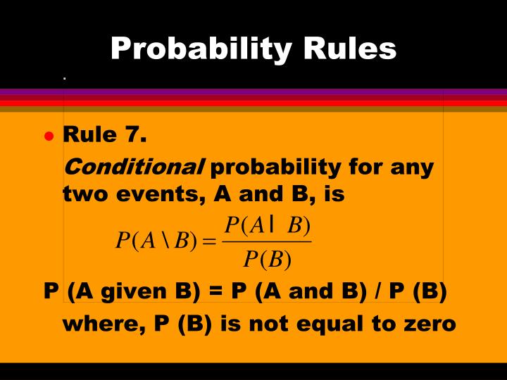 PPT - Probability Rules PowerPoint Presentation - ID:6661183