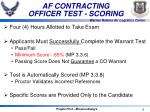 PPT - Air Force Contracting Officer Warrant Procedures PowerPoint Presentation - ID:6661302