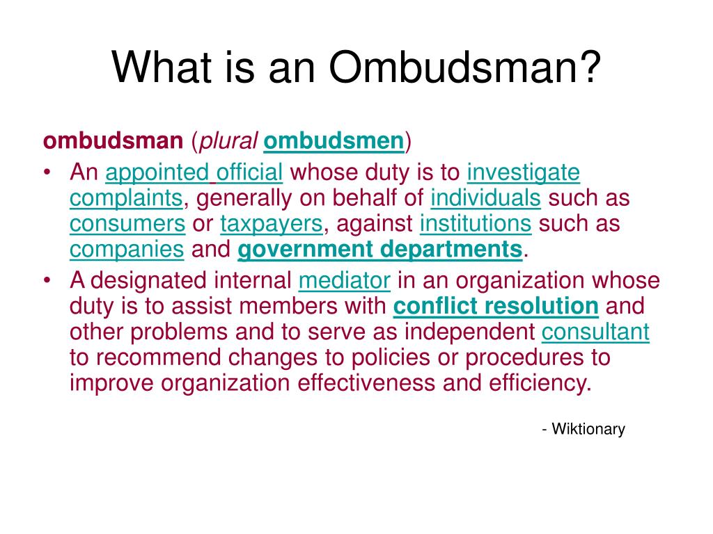 PPT - LIA The Role of the Pensions Ombudsman PowerPoint Presentation ...