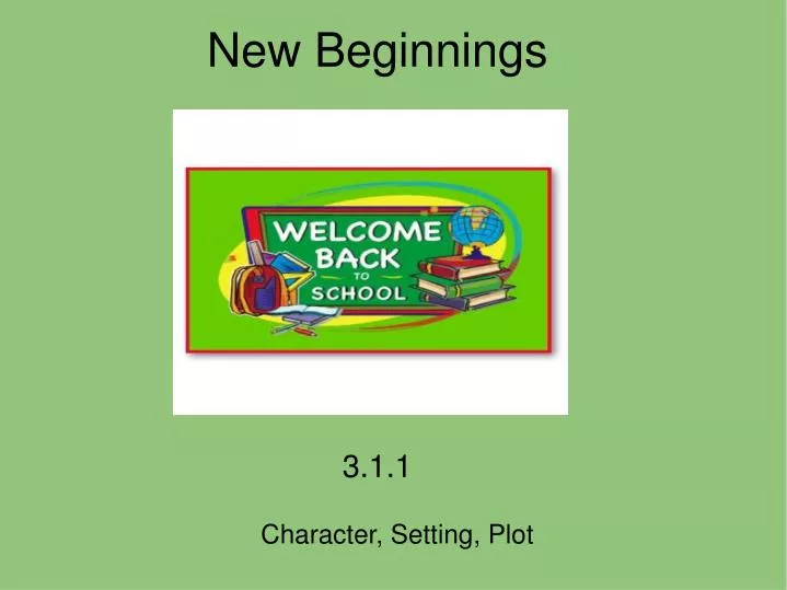 PPT - New Beginnings PowerPoint Presentation, free download - ID:6663013