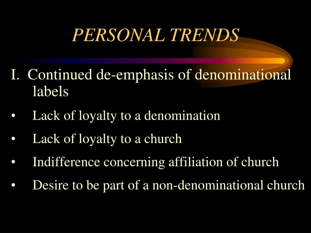 PPT - TRENDS AFFECTING SINGLE ADULT/YOUNG ADULT MINISTRY PowerPoint ...