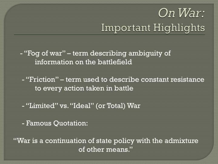 PPT - Carl von Clausewitz PowerPoint Presentation - ID:6663484