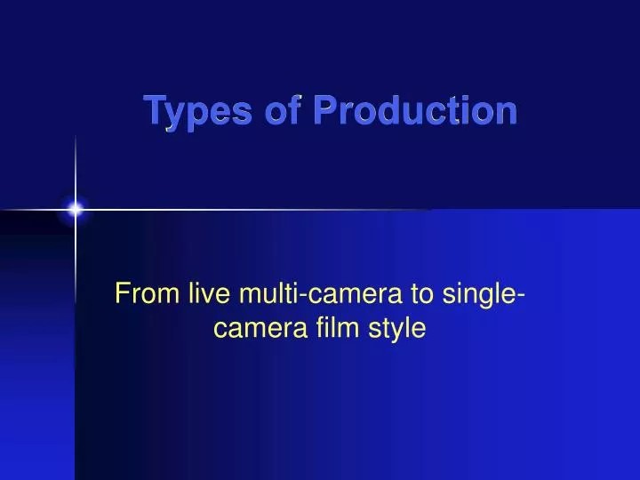PPT - Types of Production PowerPoint Presentation, free download - ID ...
