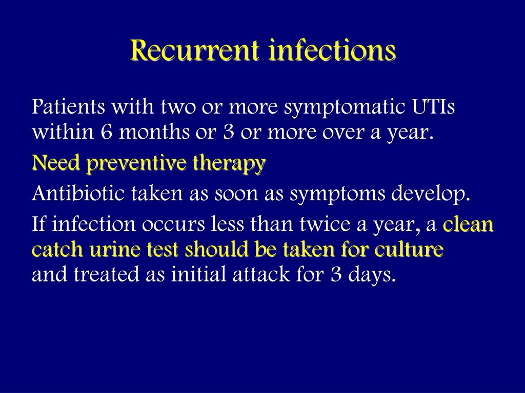 PPT - Successful Treatment of Urinary Tract Infections PowerPoint ...