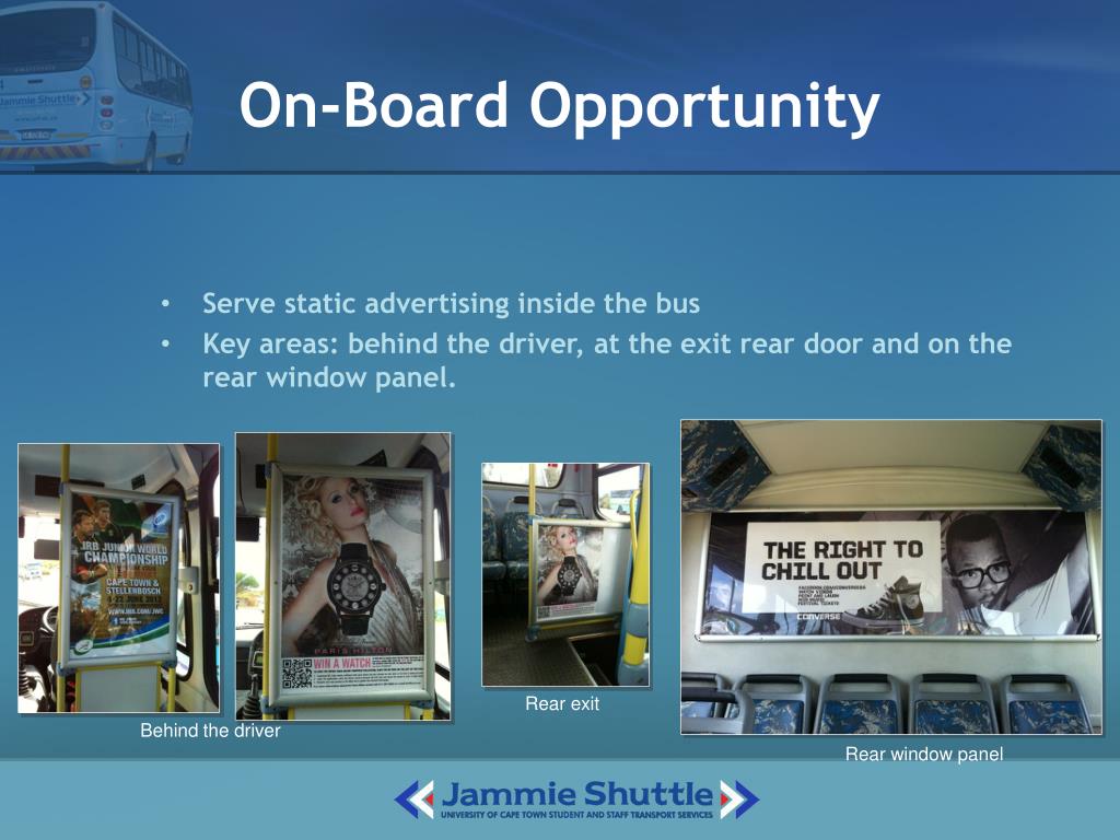 PPT - UCT Jammie Shuttle Advertising PowerPoint Presentation, free ...