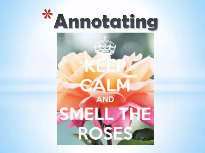PPT - Annotating PowerPoint Presentation, free download - ID:6664670