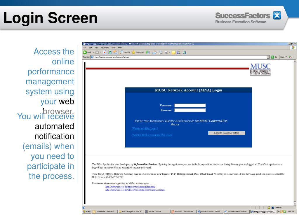 PPT - SuccessFactors: Phase 2 Annual Review Process PowerPoint ...