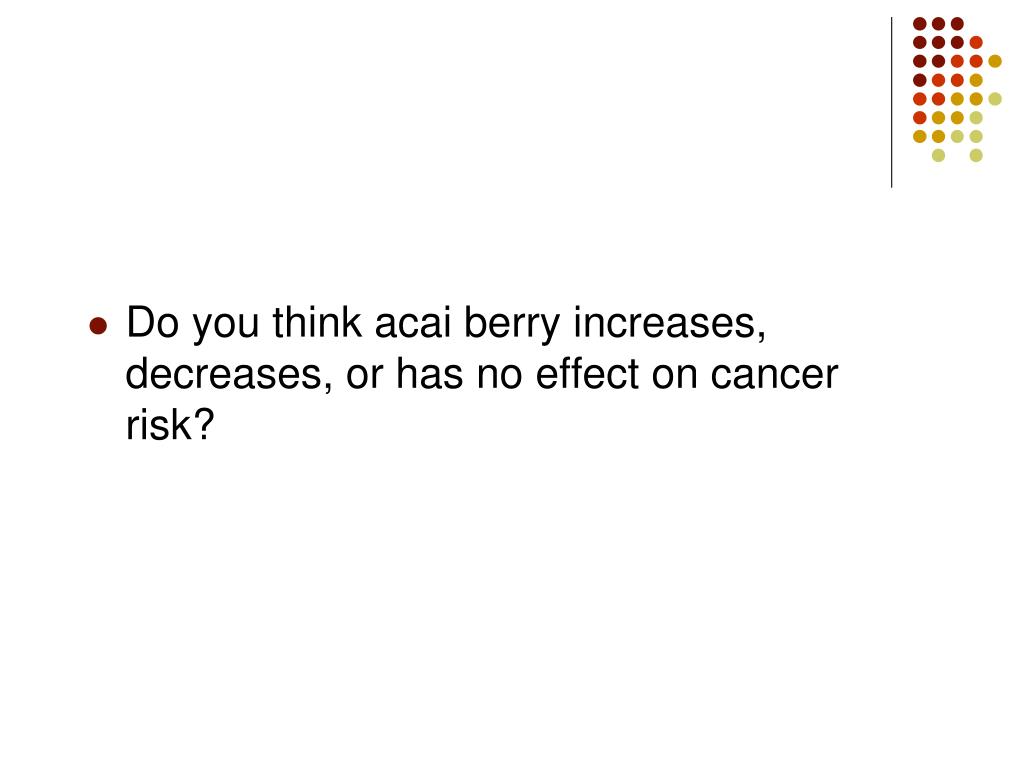 PPT - Unveiling Cancer Prevention Trends: Soy & Acai Effects PowerPoint ...
