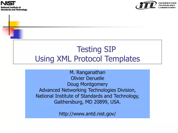 Ppt Testing Sip Using Xml Protocol Templates Powerpoint Presentation 1406