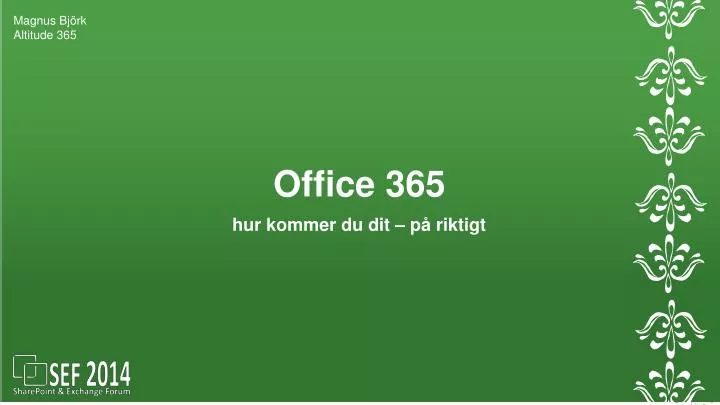 PPT - Office 365 PowerPoint Presentation, free download - ID:6666516
