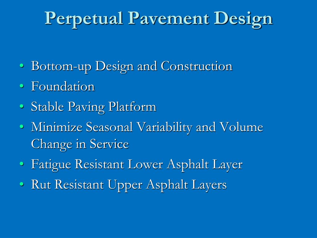 PPT - Michigan Department of Transportation Perpetual Pavement ...