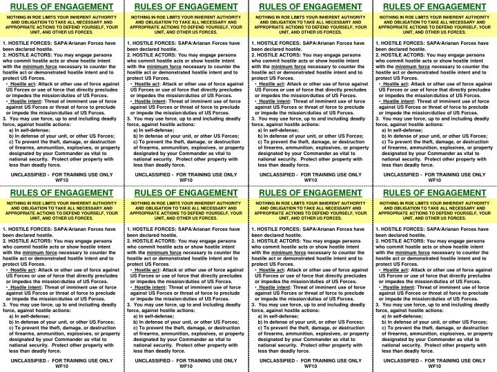 PPT - RULES OF ENGAGEMENT PowerPoint Presentation, free download - ID ...