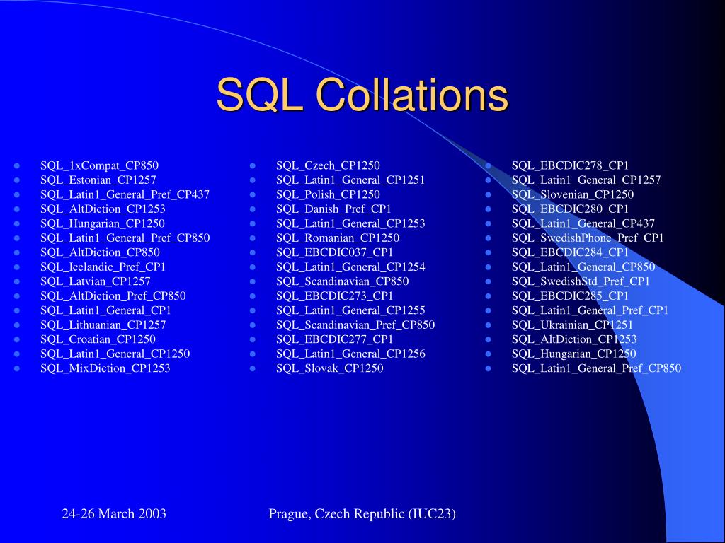 PPT - Unicode and Collation Support in Microsoft SQL Server PowerPoint ... PPT - Unicode and Collation Support in Microsoft SQL Server PowerPoint ...