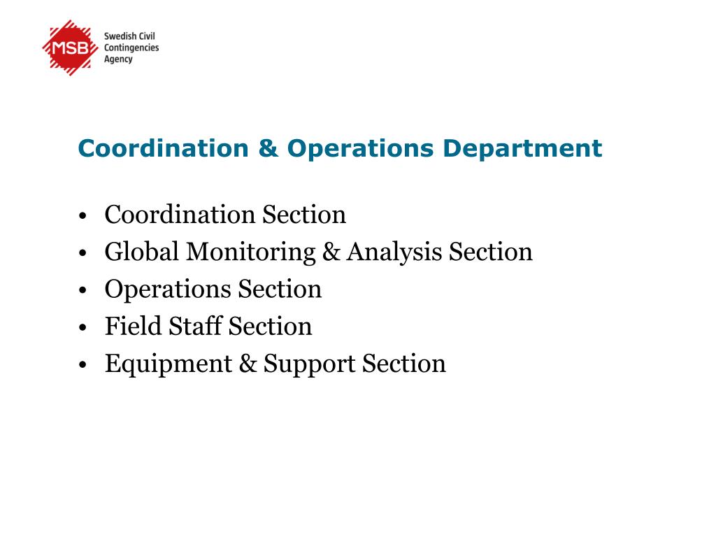 PPT - Presentation of the Swedish Civil Contingencies Agency (MSB ...