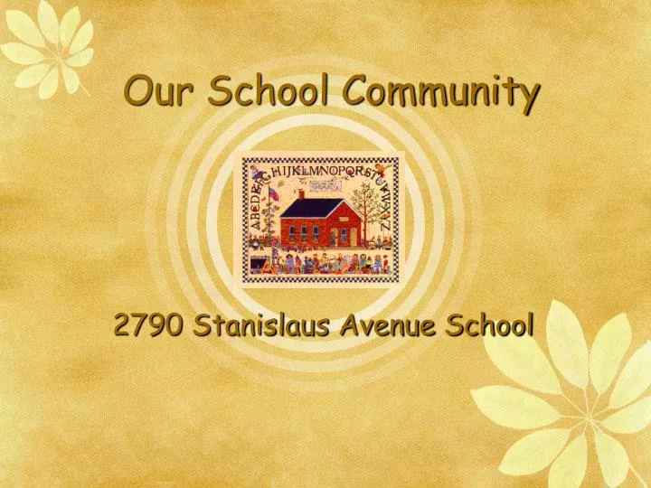 PPT - Our School Community PowerPoint Presentation, free download - ID ...