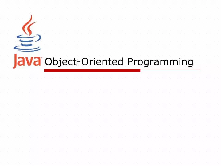 PPT - Object-Oriented Programming PowerPoint Presentation, free ...