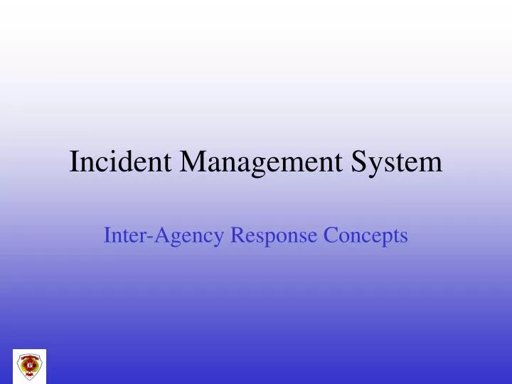 PPT - Incident Management System PowerPoint Presentation, free download ...