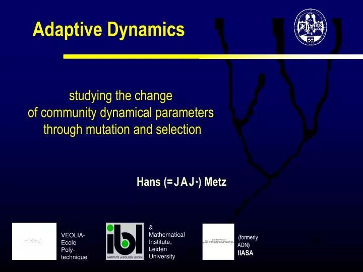 PPT - Adaptive Dynamics PowerPoint Presentation, free download - ID:6671819