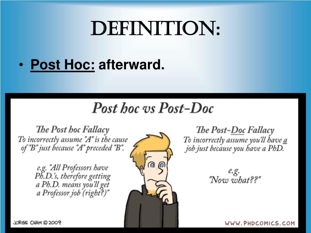 What Is Post Hoc Fallacy Examples What Is Post Hoc Fallacy Examples