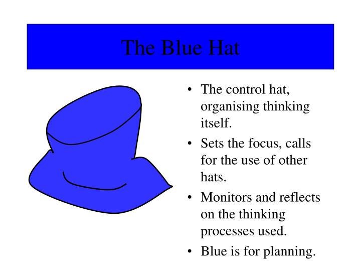 PPT - Edward de Bono’s Six Thinking Hats PowerPoint Presentation - ID ...