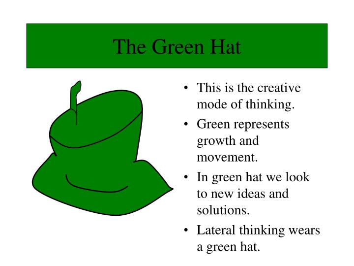 PPT - Edward de Bono’s Six Thinking Hats PowerPoint Presentation - ID:6673074