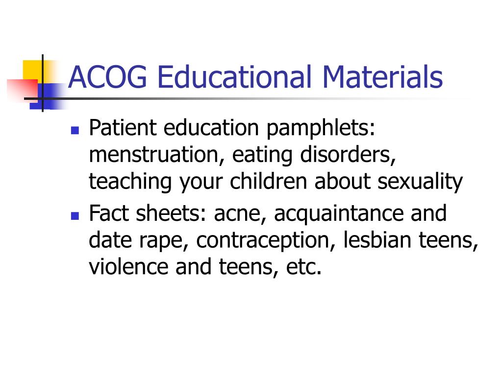 PPT - Adolescent Gynecology and Pregnancy PowerPoint Presentation, free ...