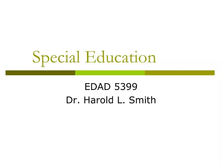 PPT - Special Education PowerPoint Presentation, free download - ID:6674416