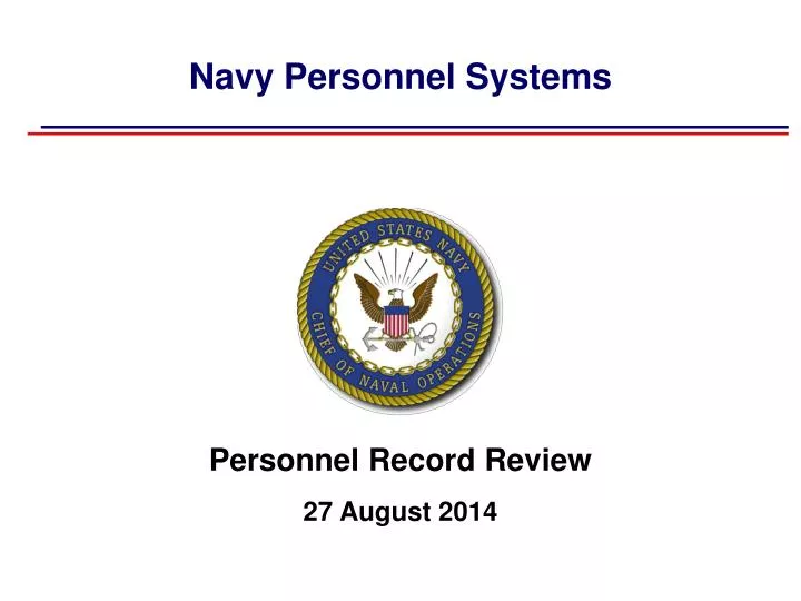 PPT - Navy Personnel Systems PowerPoint Presentation, free download ...