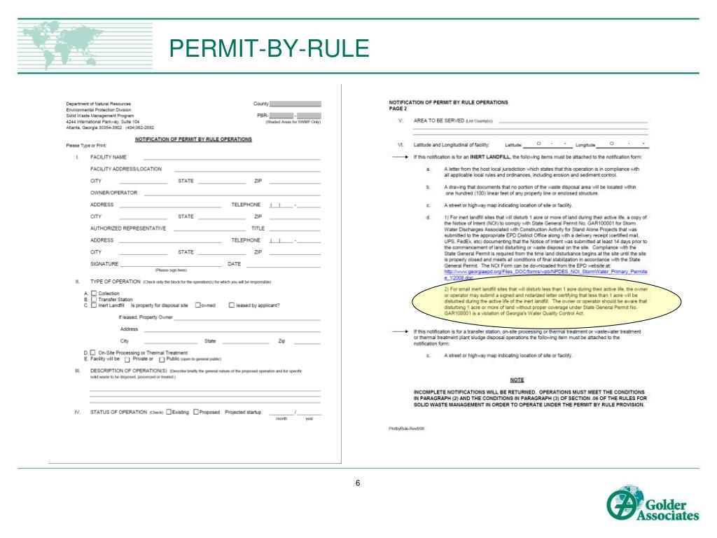 PPT - Georgia Inert Landfill Regulations PowerPoint Presentation, free ...