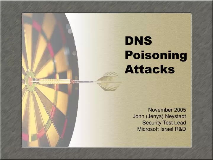 PPT - DNS Poisoning Attacks PowerPoint Presentation, free download - ID ... PPT - DNS Poisoning Attacks PowerPoint Presentation, free download - ID ...