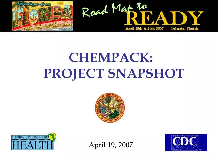 PPT - CHEMPACK: PROJECT SNAPSHOT PowerPoint Presentation, free download ...