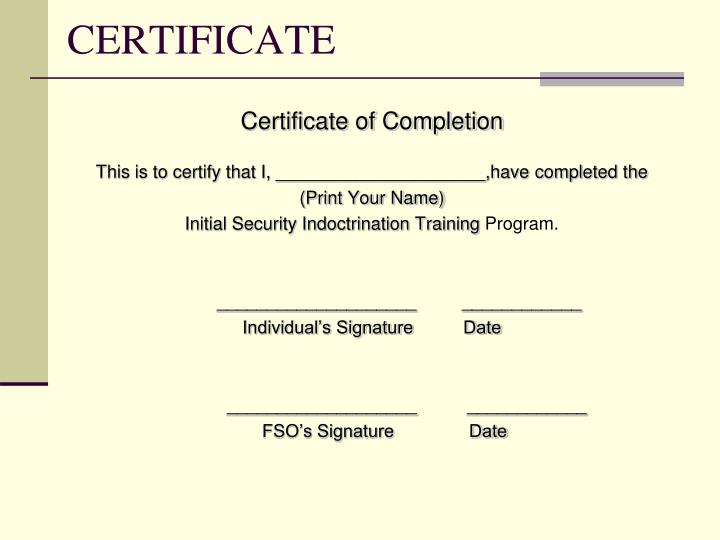 PPT - Initial Security Indoctrination PowerPoint Presentation - ID:6675360