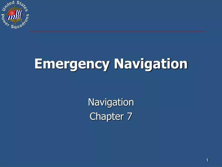 PPT - Emergency Navigation PowerPoint Presentation, free download - ID ...