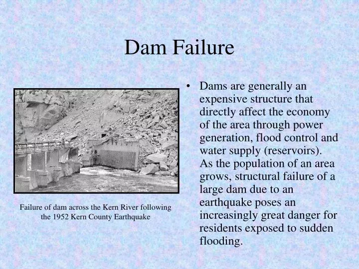 PPT - Dam Failure PowerPoint Presentation, free download - ID:6675914