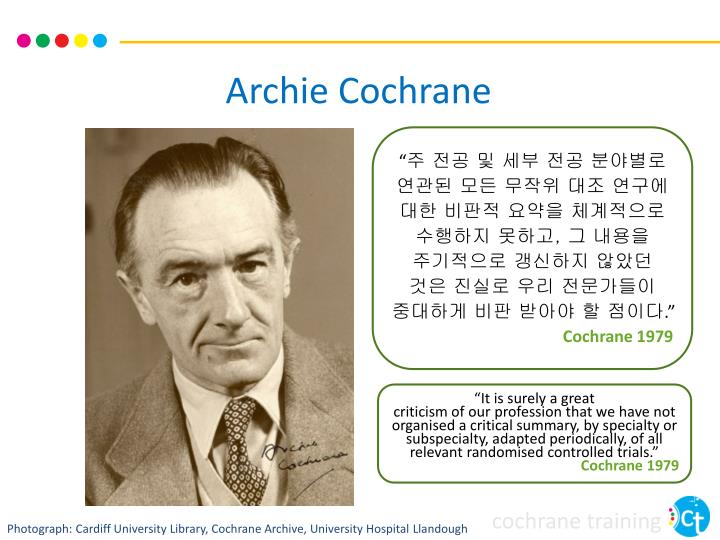 PPT - 코크란 문헌고찰 작성 입문 Introduction to writing a Cochrane review ...