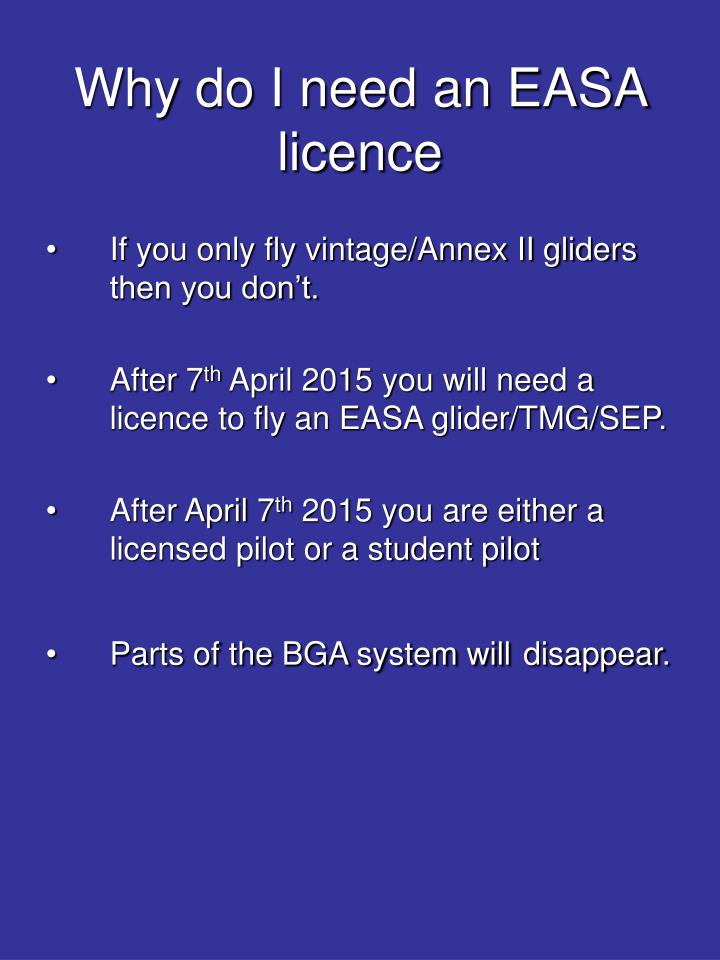 PPT - EASA LICENCE TRANSITION PowerPoint Presentation - ID:6677180