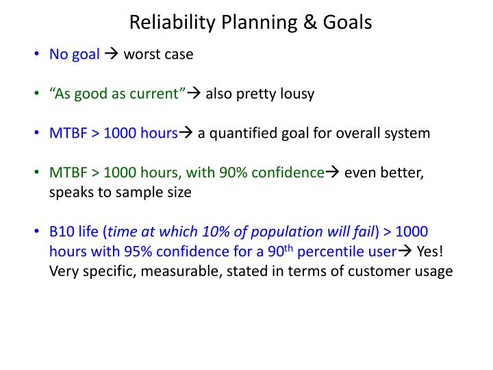 PPT - Reliability Overview PowerPoint Presentation - ID:6677786