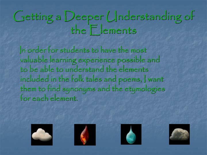 PPT - The Four Natural Elements of Life Earth , Air , Fire , Water ...
