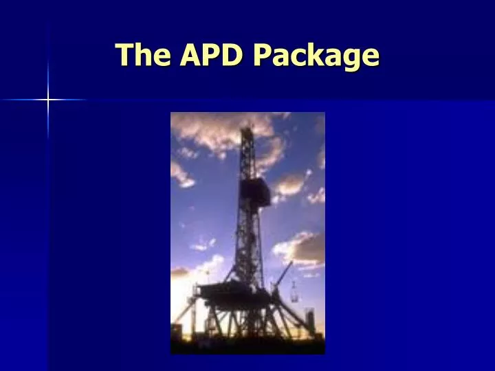 PPT - The APD Package PowerPoint Presentation, free download - ID:6679202