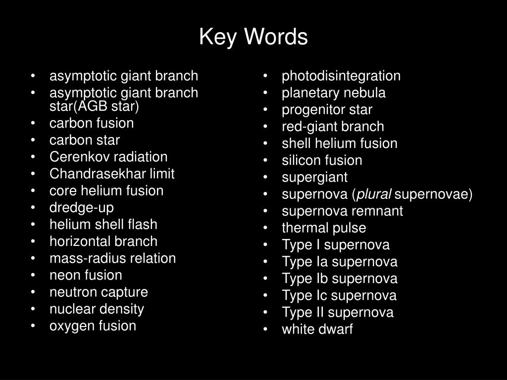 PPT - Exploring Stellar Evolution and Supernova Deaths PowerPoint ...