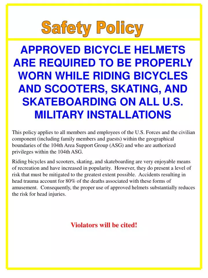 PPT - Safety Policy PowerPoint Presentation, free download - ID:6679785