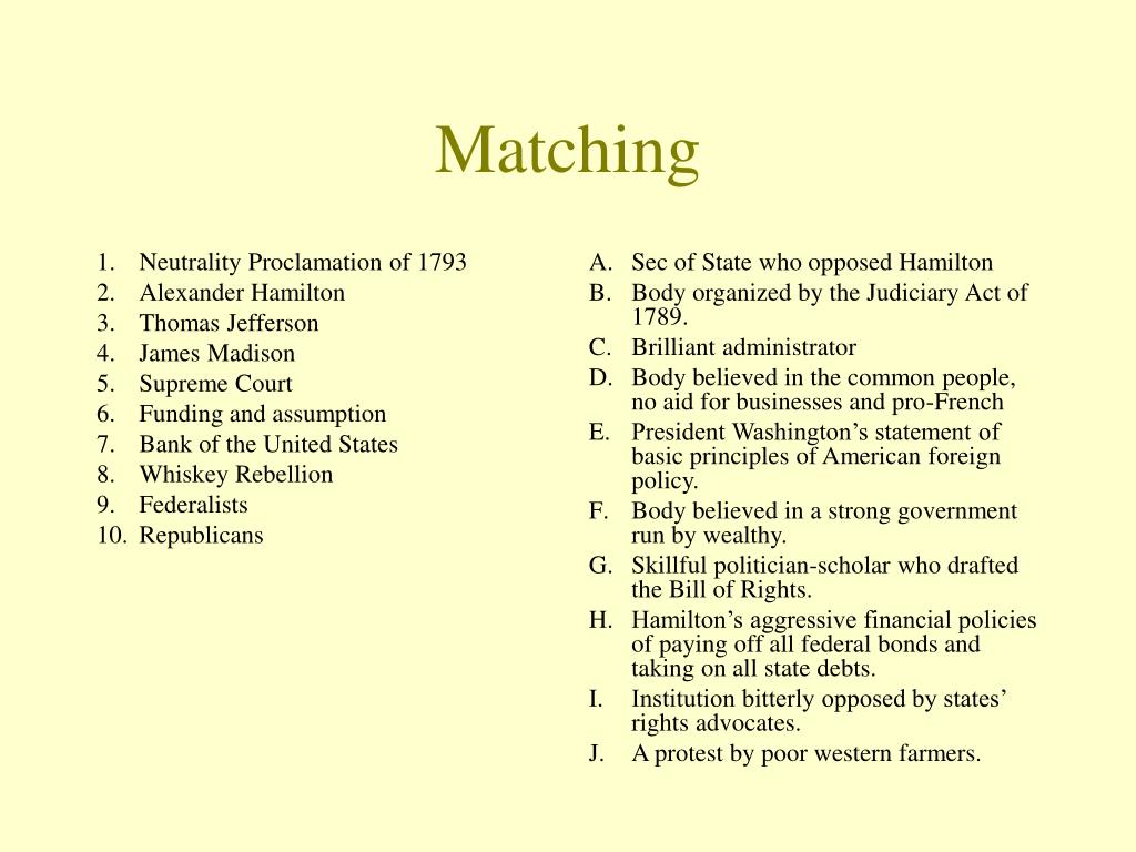 PPT - The Federalist Era, 1789-1801 PowerPoint Presentation, free ...