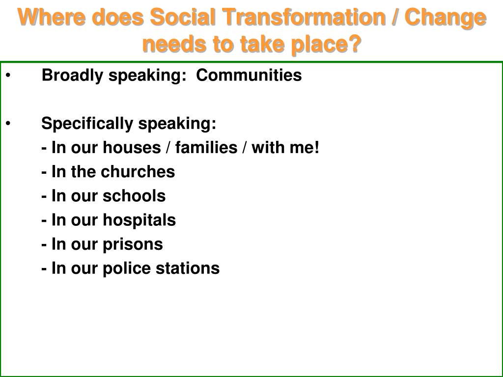 PPT - Dynamic Youth for Social Transformation/Change Presented by ...