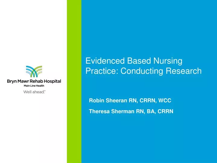PPT - Evidenced Based Nursing Practice: Conducting Research PowerPoint ...