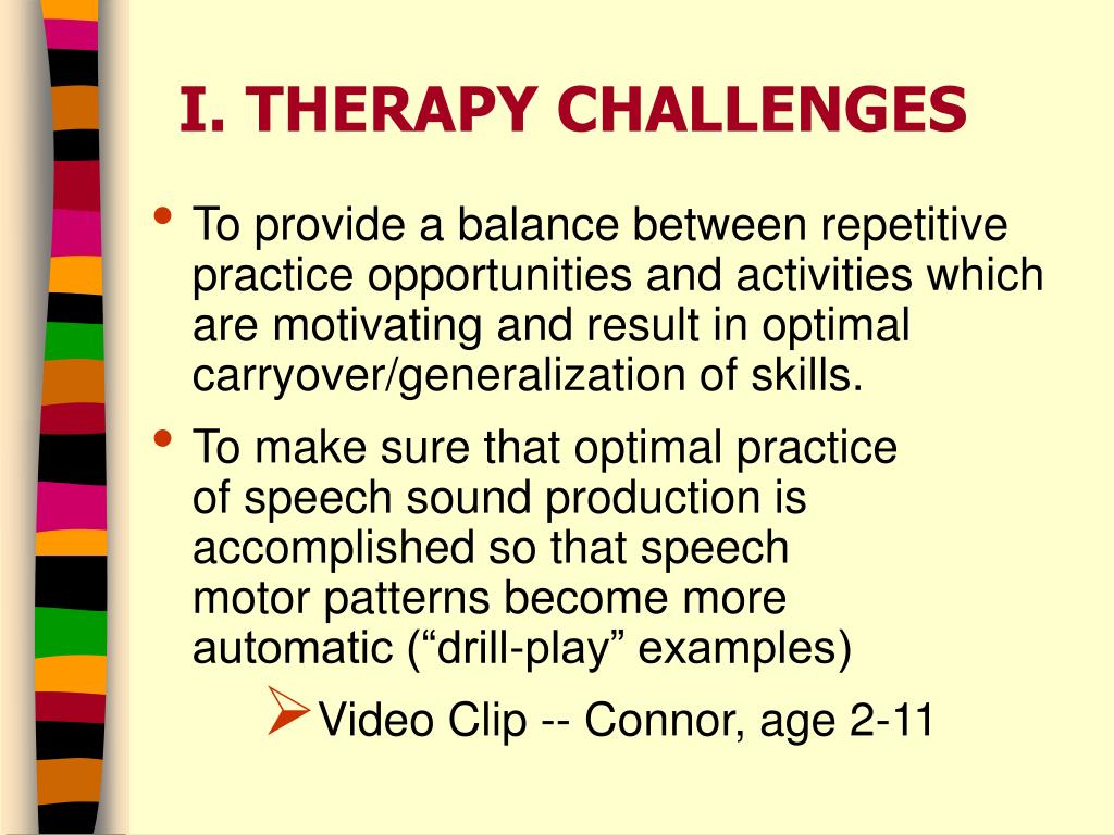 PPT - Childhood Apraxia of Speech: Evaluation and Therapy Challenges ...